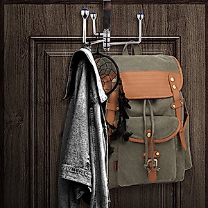 Rod Desyne Rotating 3, Chrome Door Hook