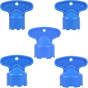 BOETOADG 5 Pcs Cache Faucet Aerator Key Removal Wrench Tool with 5 Sizes M16.5, M18.5, M21.5, M22.5, M24 Recessed Aerator Key Sink Aerator Wrench for Bathroom Kitchen Sink Faucet Aerator Removal Tool