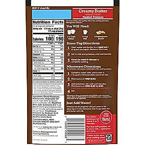 Betty Crocker Creamy Butter Mashed Potatoes, 4 oz. (Pack of 8)