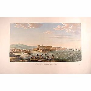 Vue de l'Isle de Tenedos, dans l'Archipel