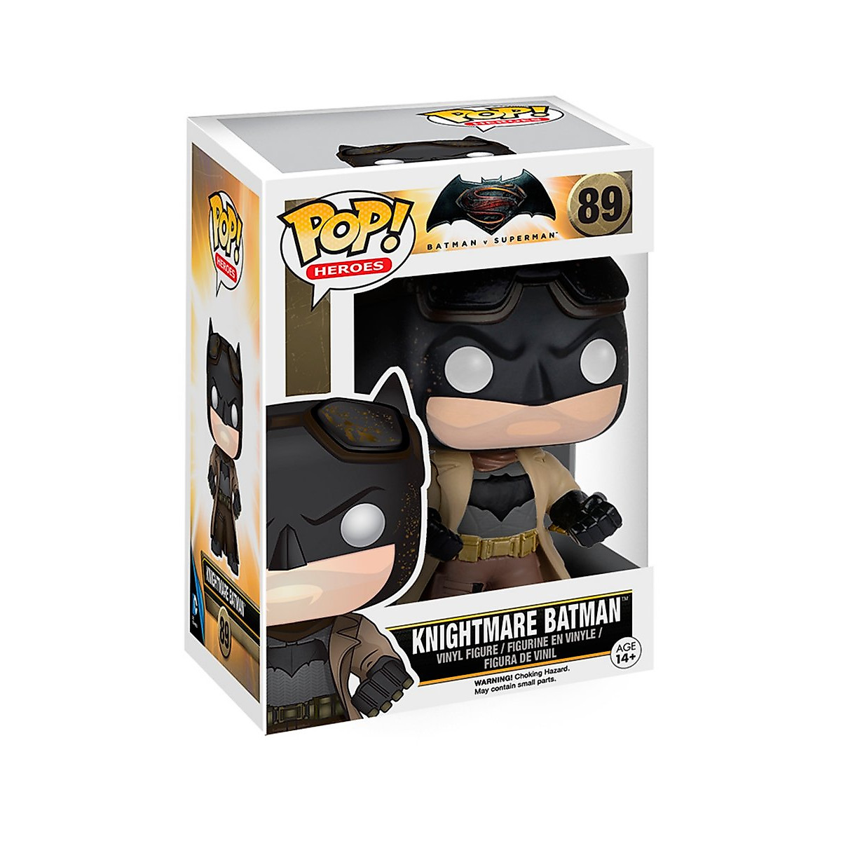 Funko POP Heroes: Batman vs Superman - Knightmare Batman Action Figure