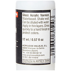 Vallejo Acrylic Paint, Gloss Varnish