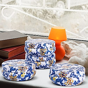 Hausware Citronella Candles Outdoor & Indoor, 4x5oz 3-Wick Scented Candles Gifts Set,Natural Soy Wax Portable Travel Tin Gift Set for Home Garden Patio Balcony Decorative