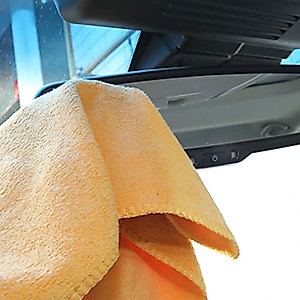 Lusaya Multipurpose Microfiber Towel,Professional Grade car wash Towels ( 2 Pieces 27.5 x 65 ) , Super Absorbent Microfiber Car Towel, for Car, Truck, Locomotive, Yacht，Special Motor Vehicle(Blue, 2)