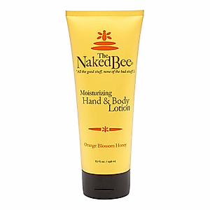 The Naked Bee Orange and Blossom Honey Moisturizing Hand and Body Lotion, 6.7 Ounce