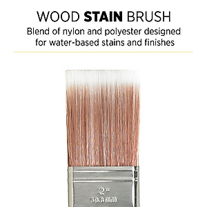 Minwax 427320008 Polycrylic Wood Stain Brush, 2”, White