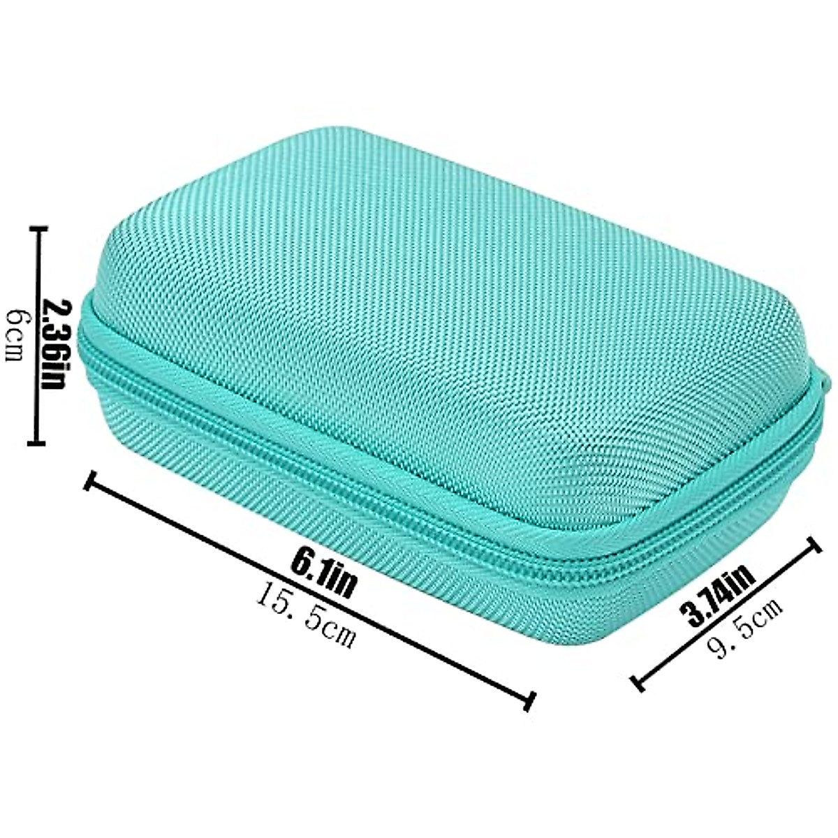 Aenllosi Hard Storage Case Compatible with Phomemo D30 Bluetooth Wireless Mini Label Printer.（Only Case,Green）
