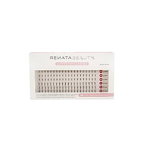 RB RENATA BEAUTY False Bottom Lashes – 120pcs Lower Lashes – Premium Individual Eyelashes Short 5mm/6mm – Synthetic Fiber – Faux Individual Extensions with Invisible Flat Band – Matte Black