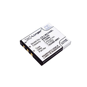 Replacement Battery for Voyager 1602G, LX34L1-G, fits Part Number 163480-0001, 8650A376 Barcode Scanner Cameron Sino CS-LMX340BL 3.7V Li-ion 850mAh/3.15Wh