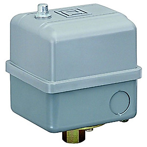 Square D by Schneider Electric 9013GHG6J63E Pressure Switch, 200/250 psi Sensor, NEMA 1 Enclosure, 3/8" NPSF, 140-175 psi Points, On-Auto-Off Lever