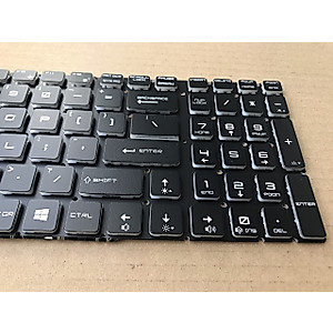 Original New for MSI GP63 Leopard-077 15.6" Performance Gaming Laptop RGB Keyboard Backlit