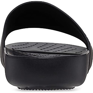 Crocs Women's Splash Slides Sandal, Black, 7