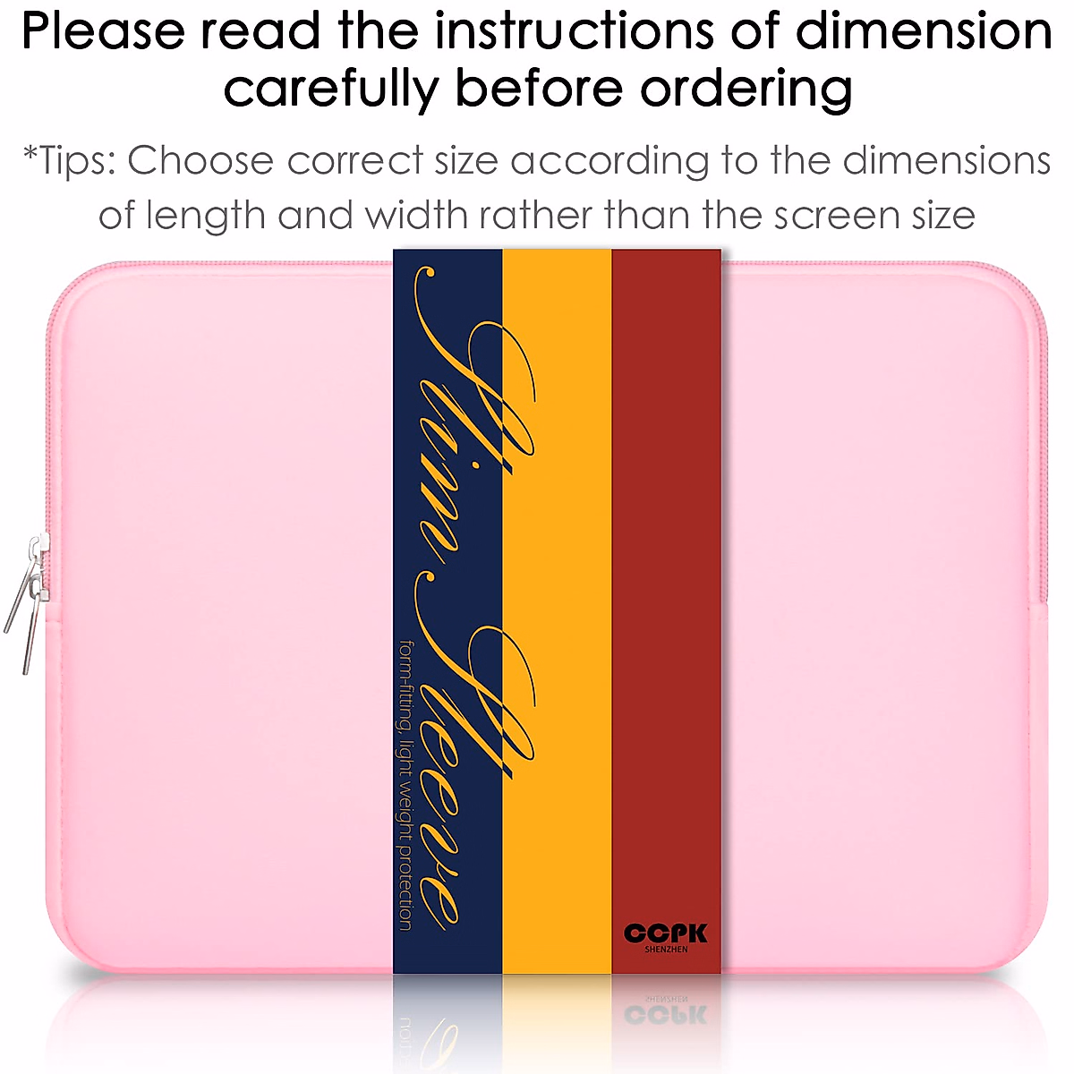 CCPK Laptop Sleeve for 13 Inch MacBook Air Pro M1 Hp 14 Inch Laptop (Narrow Bezel) Chromebook 14" Pavilion 360 Cover Acer ASUS Lenovo Yoga Flex 14 in Computer Bag Carrying Case 14 Inch Neoprene, Pink