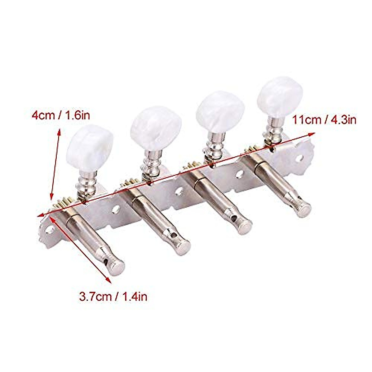 Mandolin Tuning Pegs, 4L4R Machine Heads String Tuning Pegs for 8 Strings Mandolin Instruments Accessory Other string instrument accessories