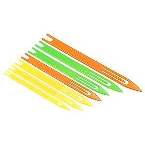 PATIKIL Netting Needle Shuttles 7 Pack Plastic Fishing Net Repair Tool, 3 Color, Size 1# 2# 3# 4# 5# 6# 7#
