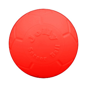 Jolly Pets 8" Soccer Ball, Orange, Large/X-Large