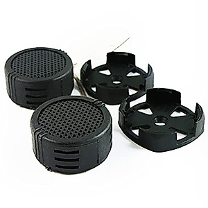 DriSentri Car Tweeters, 2pcs 500W High Efficiency Mini Dome Tweeter Speakers for Car Audio System