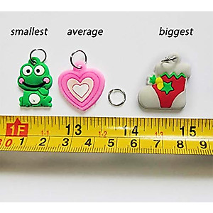 (105pcs) Rubber Loom Band Silicone Charm, Bracelet Charms ,Loom Rubber Bands Charms,Bracelet Pendant,