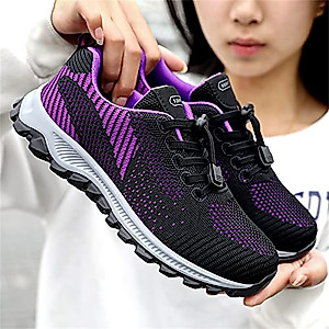 MLAGJSS Women Running Shoe Womens White PU Leather Sneakers Low Top Tennis Shoes Casual Walking Shoes(0707ta217 Black,Size 6.5)