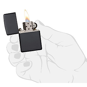 Zippo Black Matte Classic Lighter