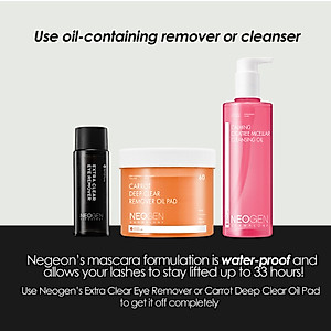 NEOGEN Innovative Sensational Hygienic Washable Extra Slim Metal Mascara (Volume, Black)