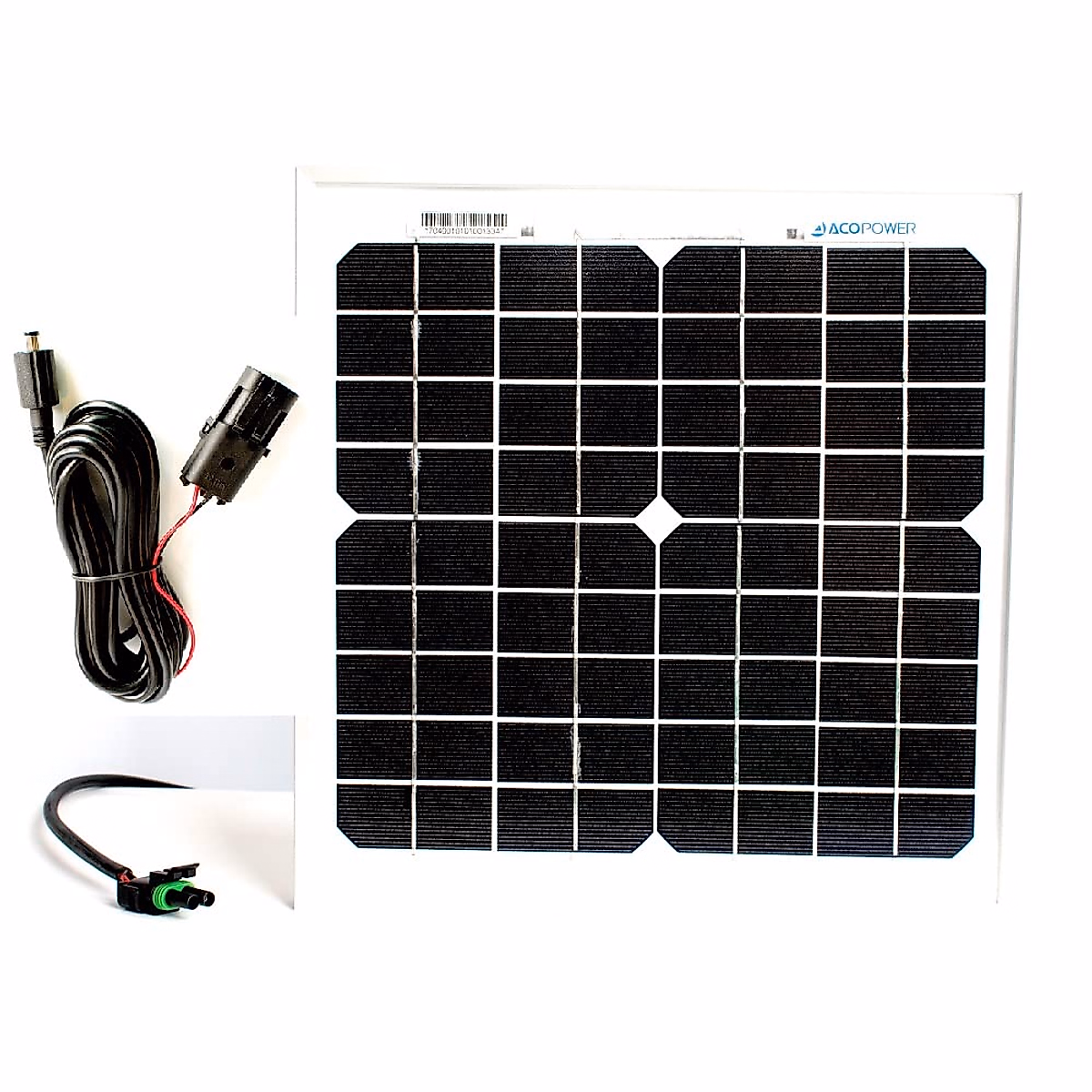 Spartan Ghost or Golive Trail Cameras 15 inch 10W 12V Monocrystalline Solar Panel with Cable Connector for HCO Game 4G LTE Verizon AT&T USA Blackout Infrared Cameras (Version 15" 10W)