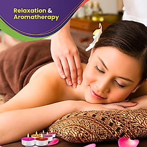 Scented Tealight Candles 90-Pack Bulk Variety Pack | Small Votives for Home & Weddings | Long Lasting Smokeless & Dripless | 6 Fragrances - Lavender, Vanilla, Rose, Apple Cinnamon, Lilac, Black Cherry