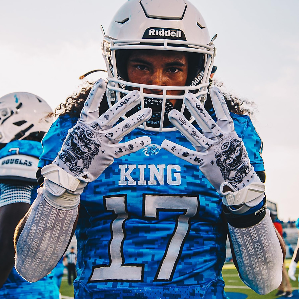 Battle Sports Football Turf Tape - Waterproof Athletic Tape - Flexible, Breathable, Easy to Cut, Extra Wide - 10 Yards, White