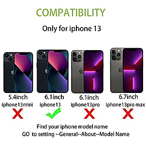 Cavor for iPhone 13 Wallet Case with Card Holder,Protective PU Leather Flip Folio Phone Case[Stand Feature] Wrist Strap [Shockproof TPU] Magnetic Closure Wallet Case-Green