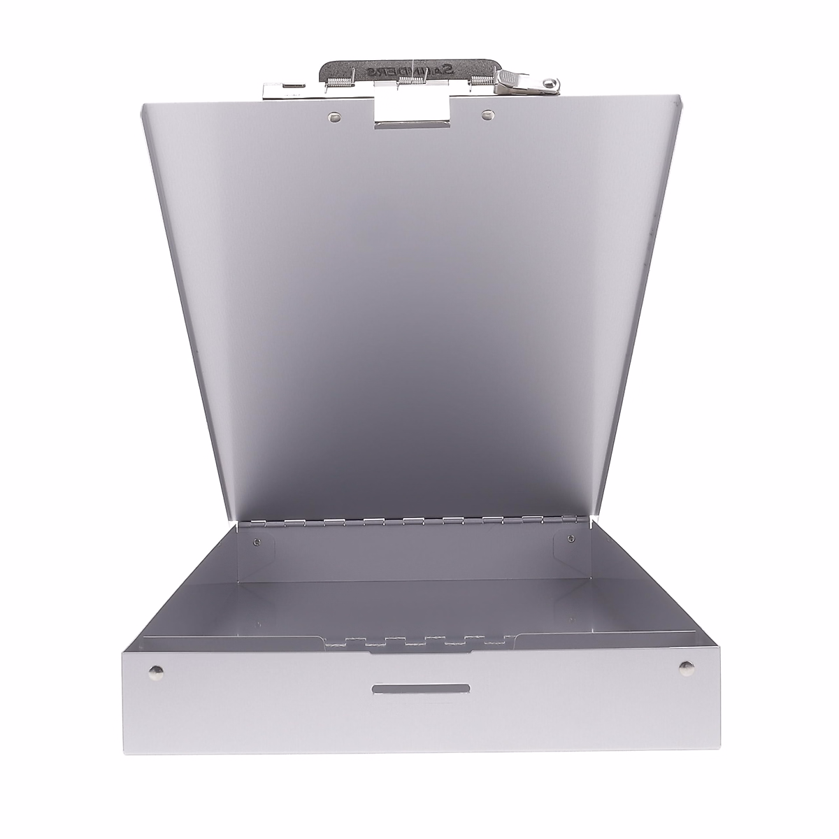 Saunders Recycled Aluminum Redi-Rite Storage Clipboard with Self-Locking Latch – Lightweight, Weather-Resistant Lacquer Finish Stationery Box. Office Products, Silver, Letter