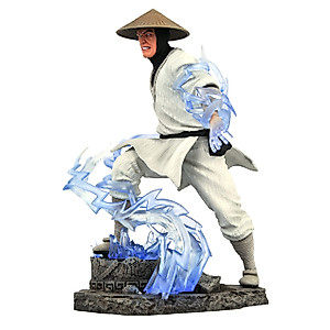 Diamond Select Toys Mortal Kombat Gallery: Raiden PVC Figure, 10 inches