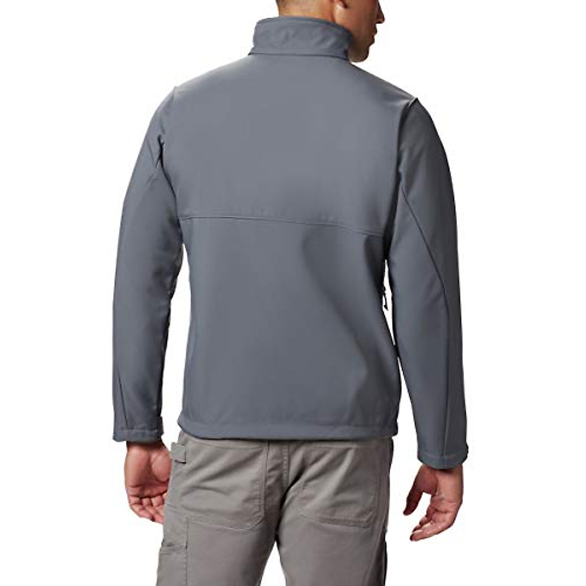 Columbia Men's Ascender Softshell Front-Zip Jacket, Graphite, Medium
