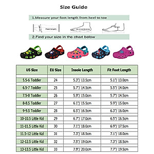 Namektch Toddler Little Kids Clogs Slippers Sandals, Non-Slip Girls Boys Clogs Slide Lightweight Garden Shoes Slip-on Beach Pool Shower Slippers Blue