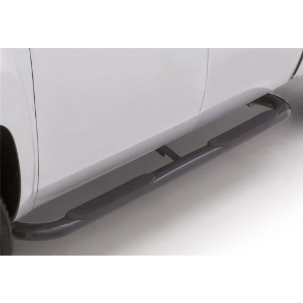 Lund 23484781 Black Steel 4" Oval Bent Nerf Bars for 2009-2018 Dodge Ram 1500, 2010-2018 Ram 2500/3500 Crew Cab,Large