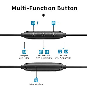[Four Speakers] Wired Earbuds BACKWIN Noise Cancelling Earbuds with Mic Subwoofer Anti-Tangle 0 Latency IP67 Dust/Water Resistant Volume Control 3.5mm Jack for Most Smartphones, Tablets and PCs (Blue)