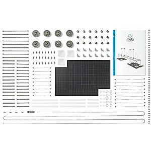 Mola Structural Kit 3 | Magnetic Modular Kit for Engineering and Architecture Education | 205 Pieces + Practical Guide