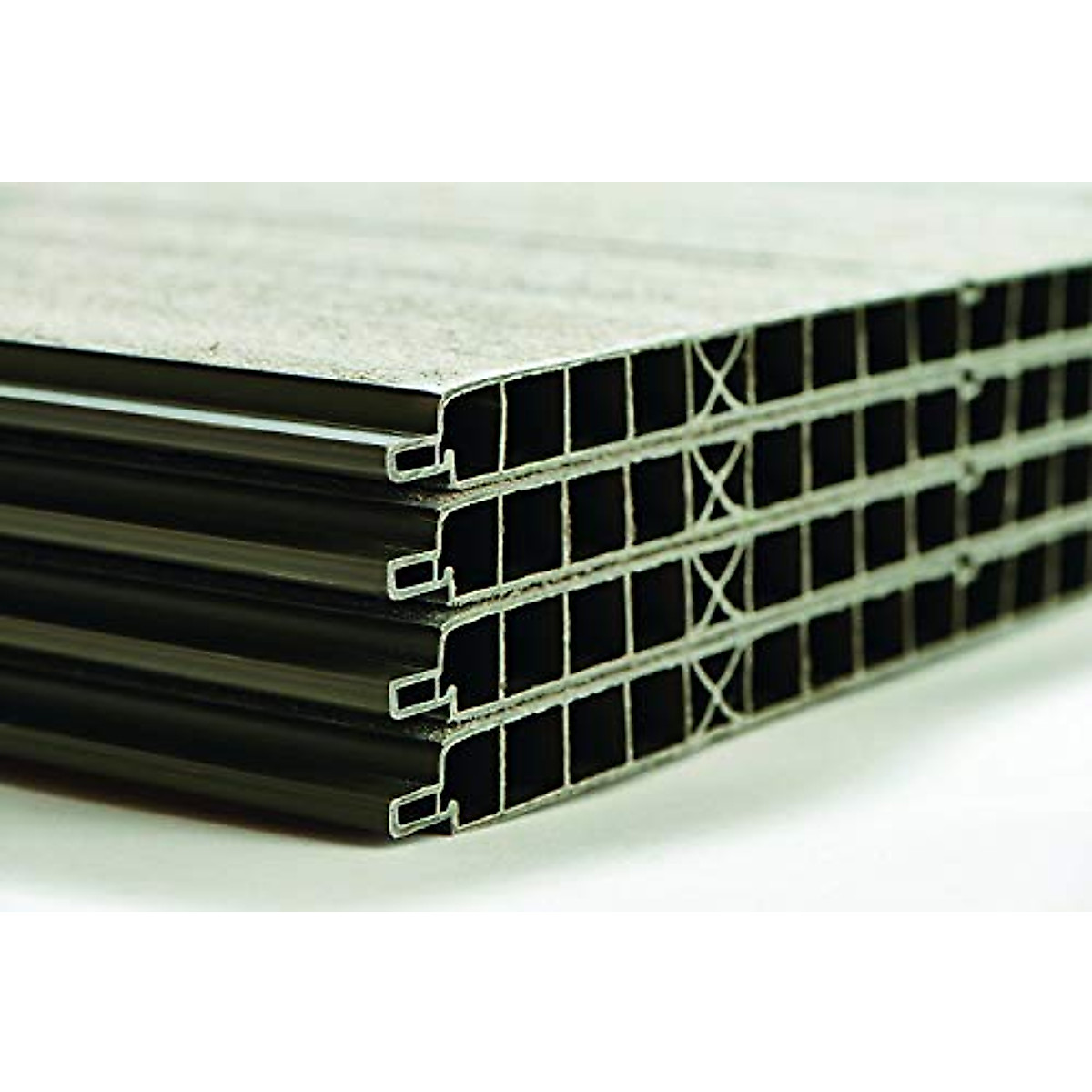 KETER Patio Store 4.6 x 4.0 ft. Resin Outdoor Storage Shed with Paintable and Drillable Walls for Customization-Perfect for Yard Tools and Pool Toys, Grey