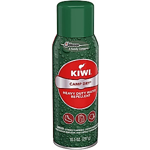 Kiwi Heavy Duty Water Protector, Camp Dry, Long Lasting & Breathable Water Protection, Effective on Leather, Canvas, Outdoor Gear & All Breathable Material, 10.5 OZ (Pack of 6)