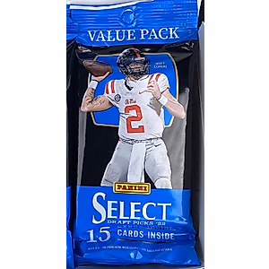 2022 Select Draft Picks Football Cello Pack - 15 Trading Cards Inside
