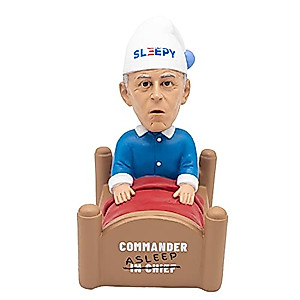Pesky Patriot Sleepy Joe Biden Bobblehead Novelty Gag Gift | Funny Anti-Biden Bobble Figure for Conservatives and Republicans