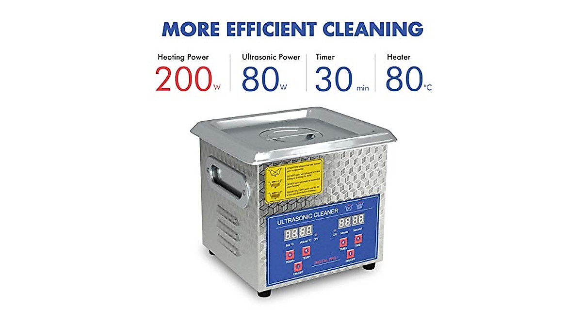 Ultrasonic Cleaner 200W: Professional Parts Cleaning