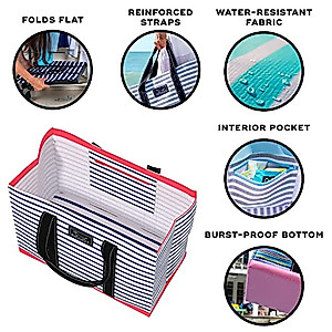 SCOUT Original Deano - Extra Large Utility Tote Bags For Women - Open Top Beach Bag, Pool Bag, Work Bag, Shopping Bag