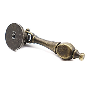 binifiMux 5-Pack Antique Vintage Pulls with Pendant for Dresser Drawer Cabniet