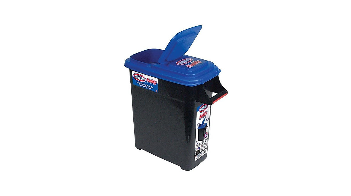 Kingsford Charcoal Storage Container - Weatherproof & Stackable Bin