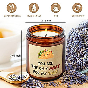 Lavender Scented Candles - Funny Wedding Gifts, Engagement Gifts for Women, Friends, Couples, Newly Engaged Friends - Bachelorette Gifts for Bride, Bride to Be