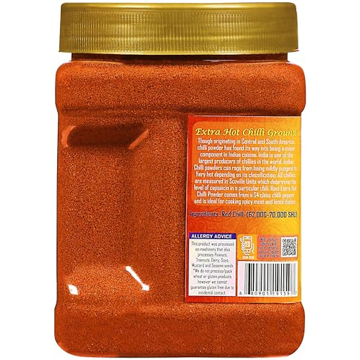 Rani Extra Hot Chilli Powder Indian Spice 16oz (1lb) 454g PET Jar ~ All Natural | Salt-Free | Vegan | No Colors | Gluten Friendly | NON-GMO | Kosher | Indian Origin