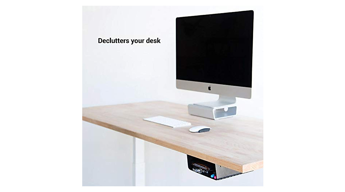 Elevation Lab Elevation Shelf - Under Desk Storage Shelf/Desk Organizer ...