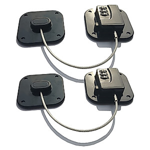 YEYA Fridge Lock No Drill Child Safety Proof Cabinet Latches