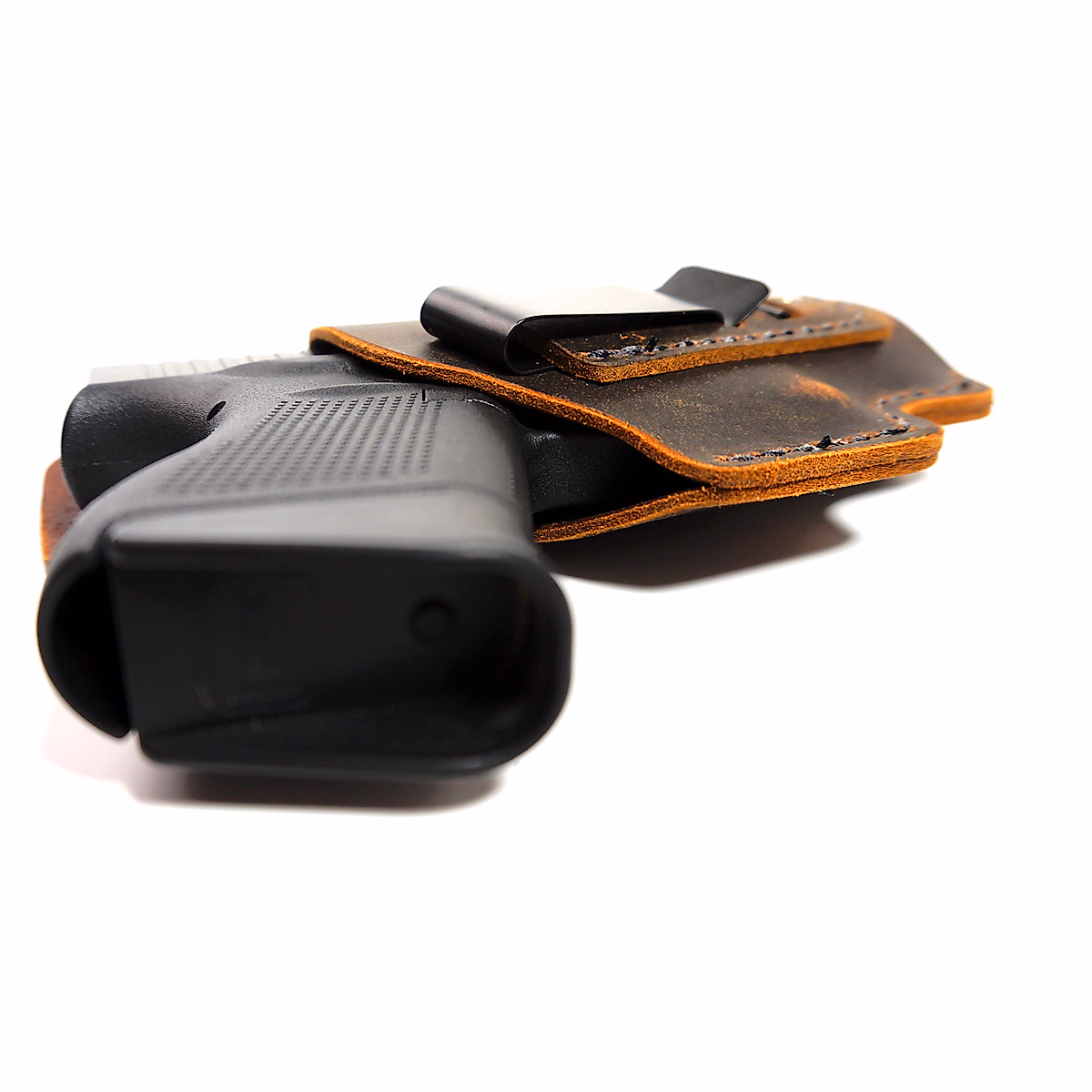 Smith and Wesson Shield 9/40 - Soft Sided Leather Inside The Waistband (IWB) Concealed Carry Holster- IWB Holster (Right Handed)