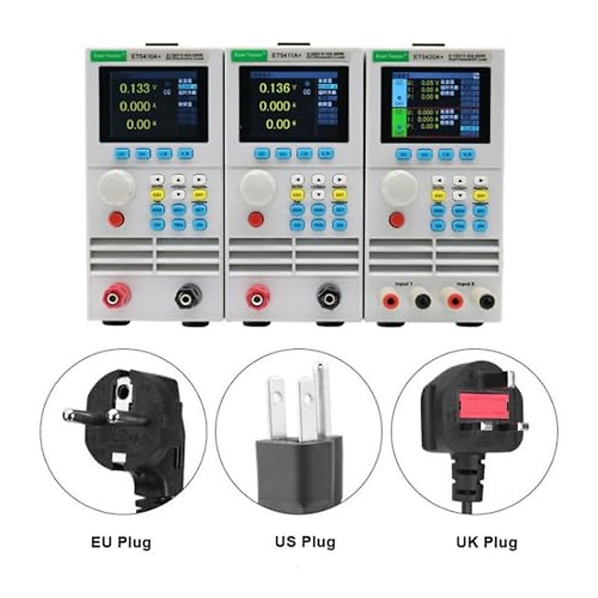 DC Power Supply, 400W 150V 40A Battery Tester Single-Channel Programmable DC Electronic Load Battery Capacity Tester Load Meter Monitor,Electroplating DIY